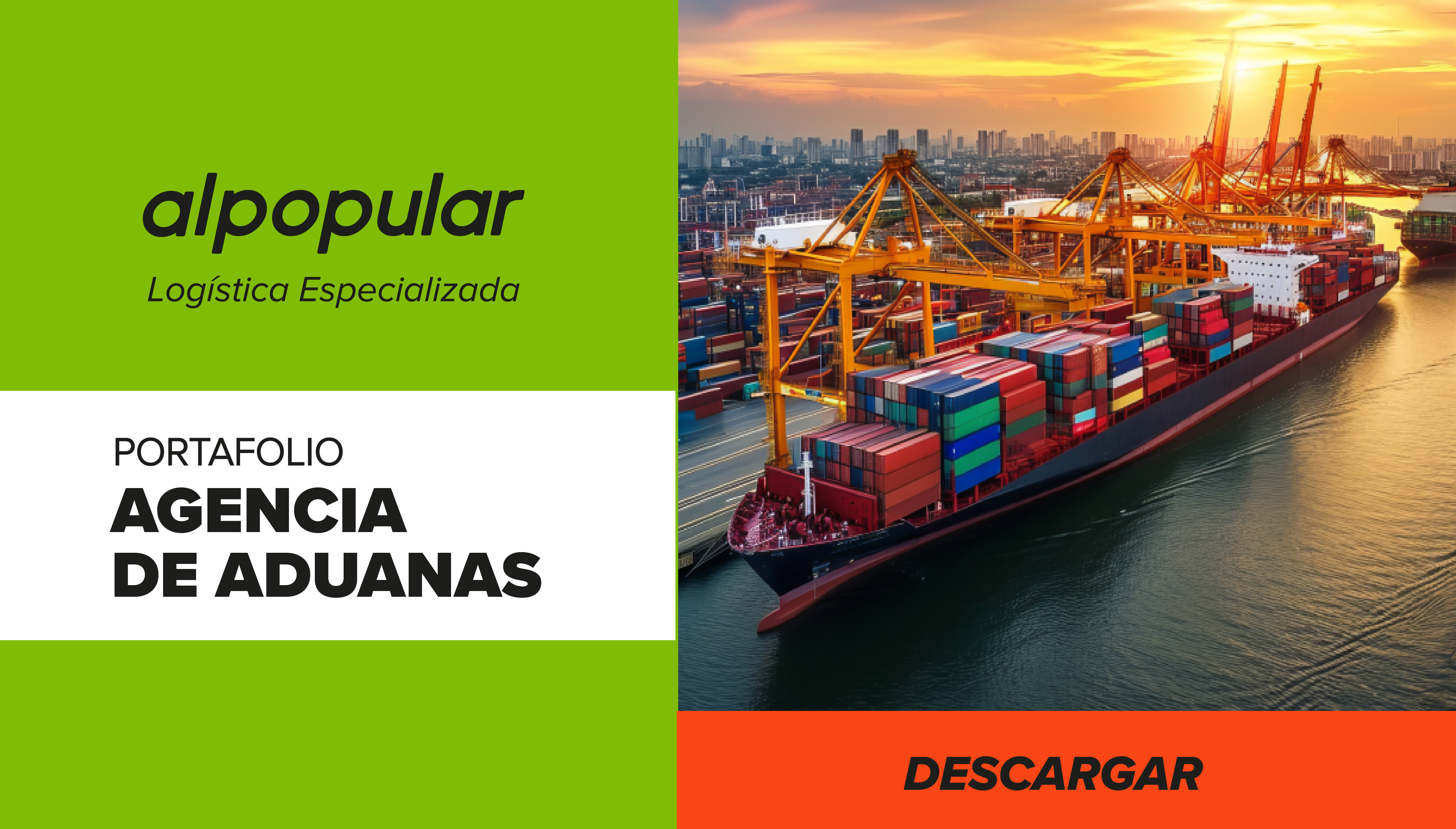 Portafolio de servicios Agencia de Aduanas Alpopular